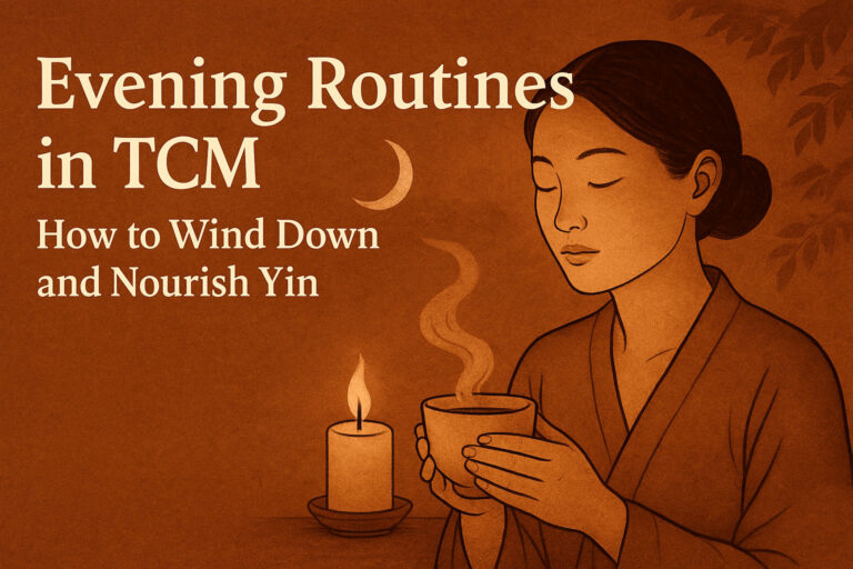 Evening Routines in TCM: How to Wind Down and Nourish Yin – TCMCN